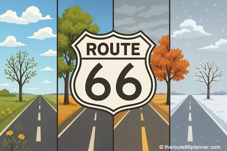 Route 66 Weather Month by Month: What to Expect All Year Long